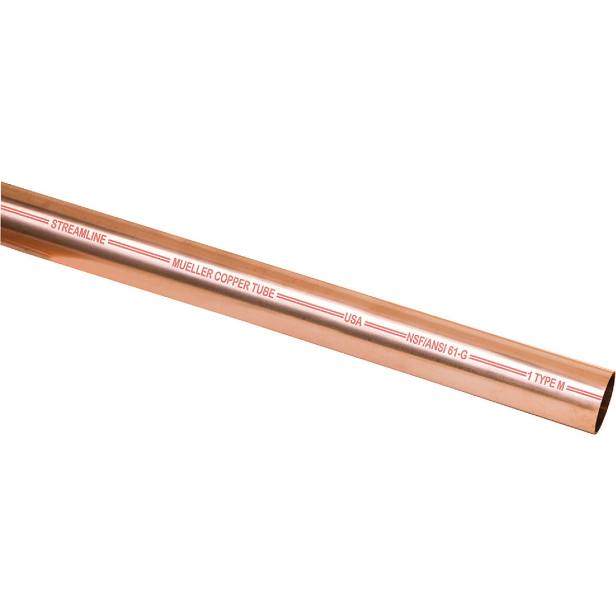 Mueller Streamline 1/2 In. ID x 20 Ft. Type M Copper Pipe | Do it Best