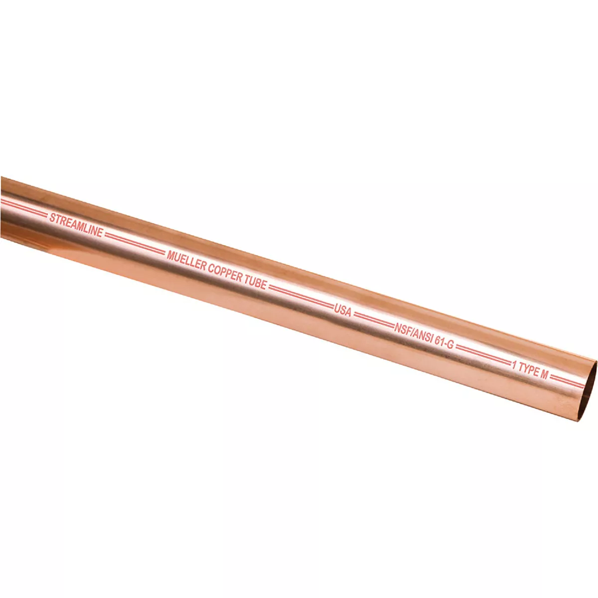 Mueller Streamline 1/2 In. ID x 20 Ft. Type M Copper Pipe | Do it Best