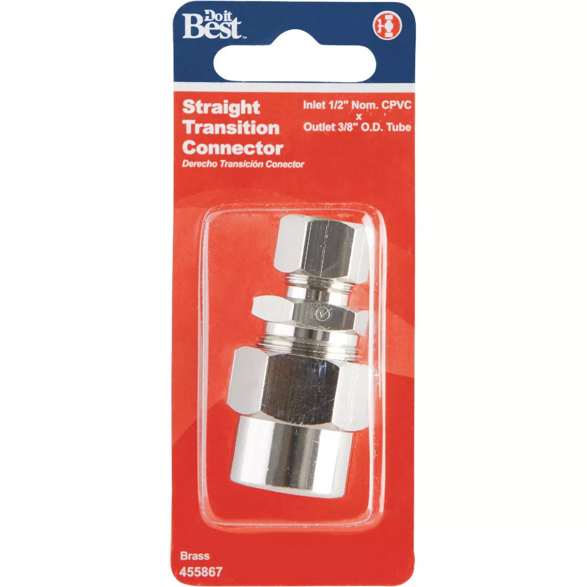 Do it Best 1/2 In. ID x 3/8 In. OD Transition Coupling | Do it Best