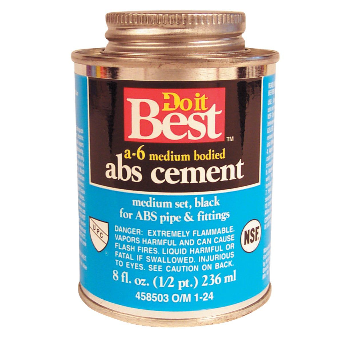 Do it Best 8 Oz. Medium Bodied Black ABS Cement | Do it Best