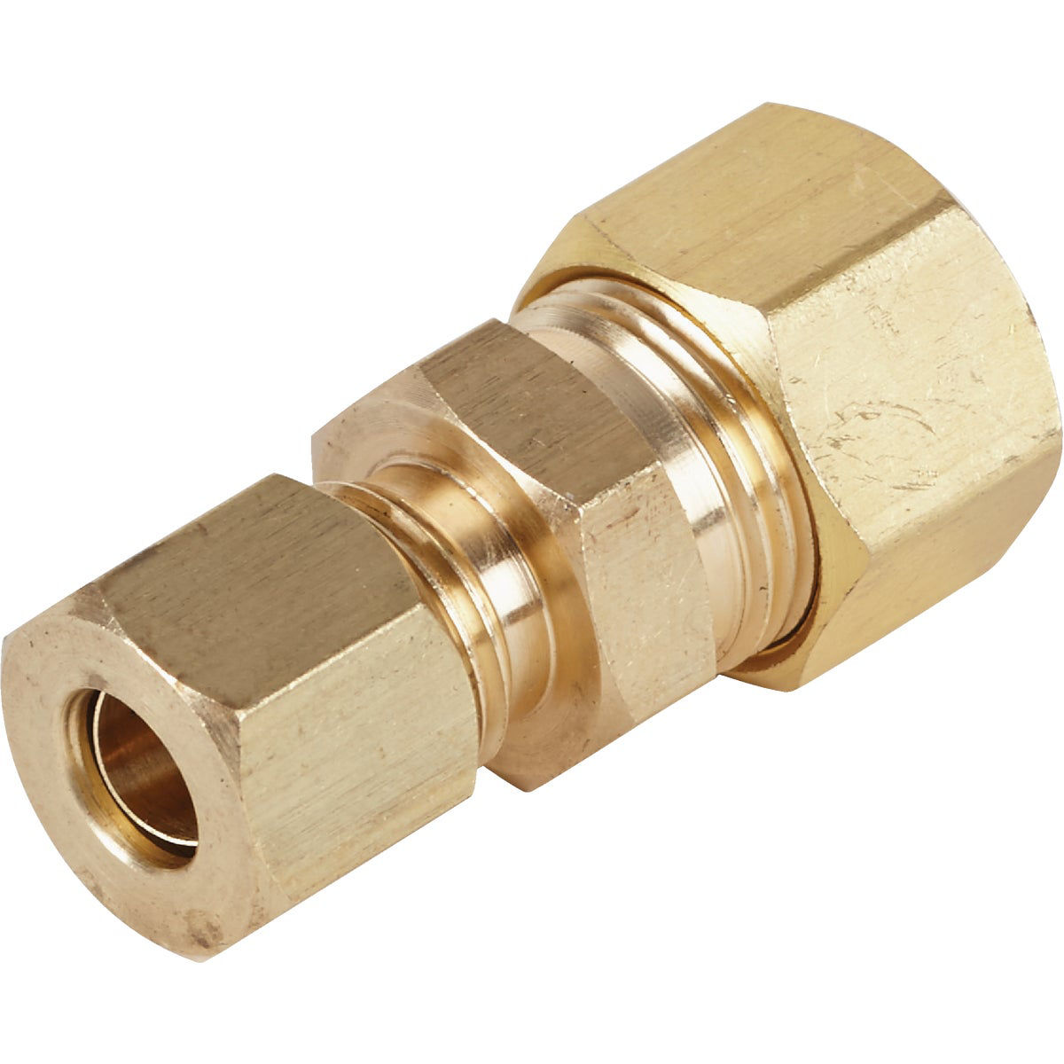 Do it 3/8 In. OD x 1/4 In. OD Brass Compression Reducing Union | Do it Best