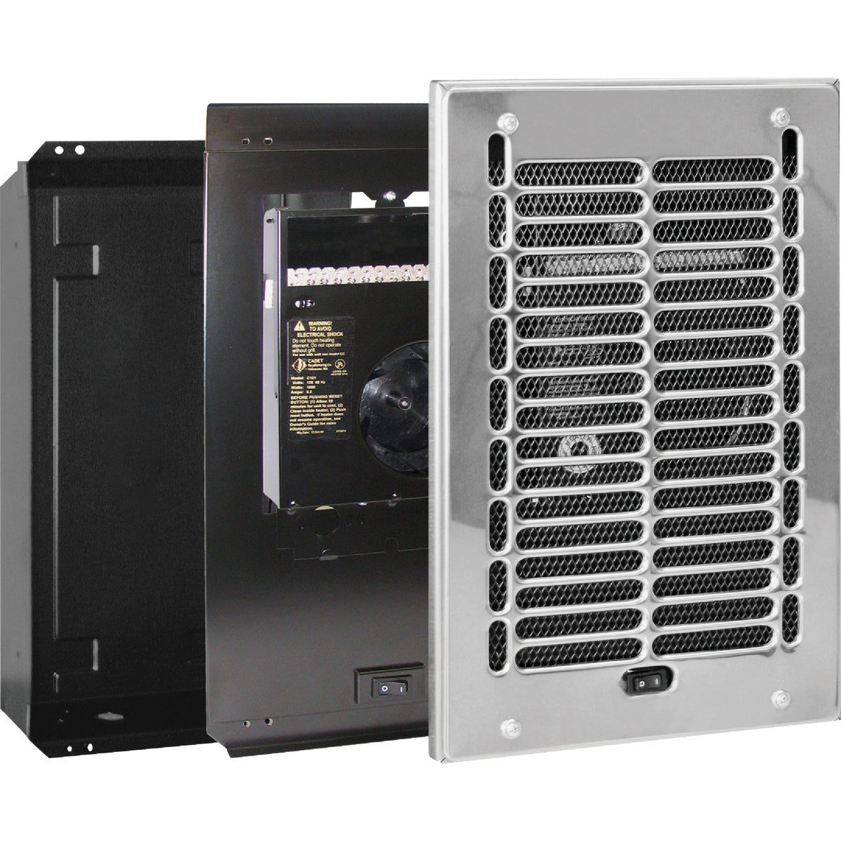 Cadet RBF 1000W 120V Electric Fan-Forced Bathroom Heater Assembly | Do ...