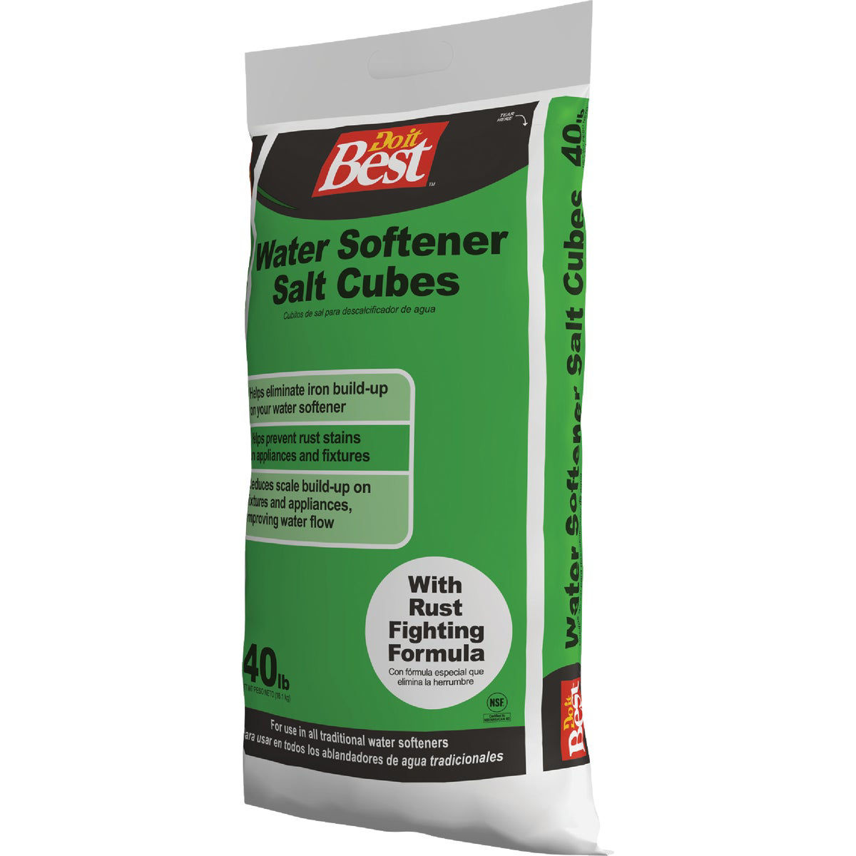 Do it Best 40 Lb. Water Softener Salt Cubes with Rust Remover | Do it Best