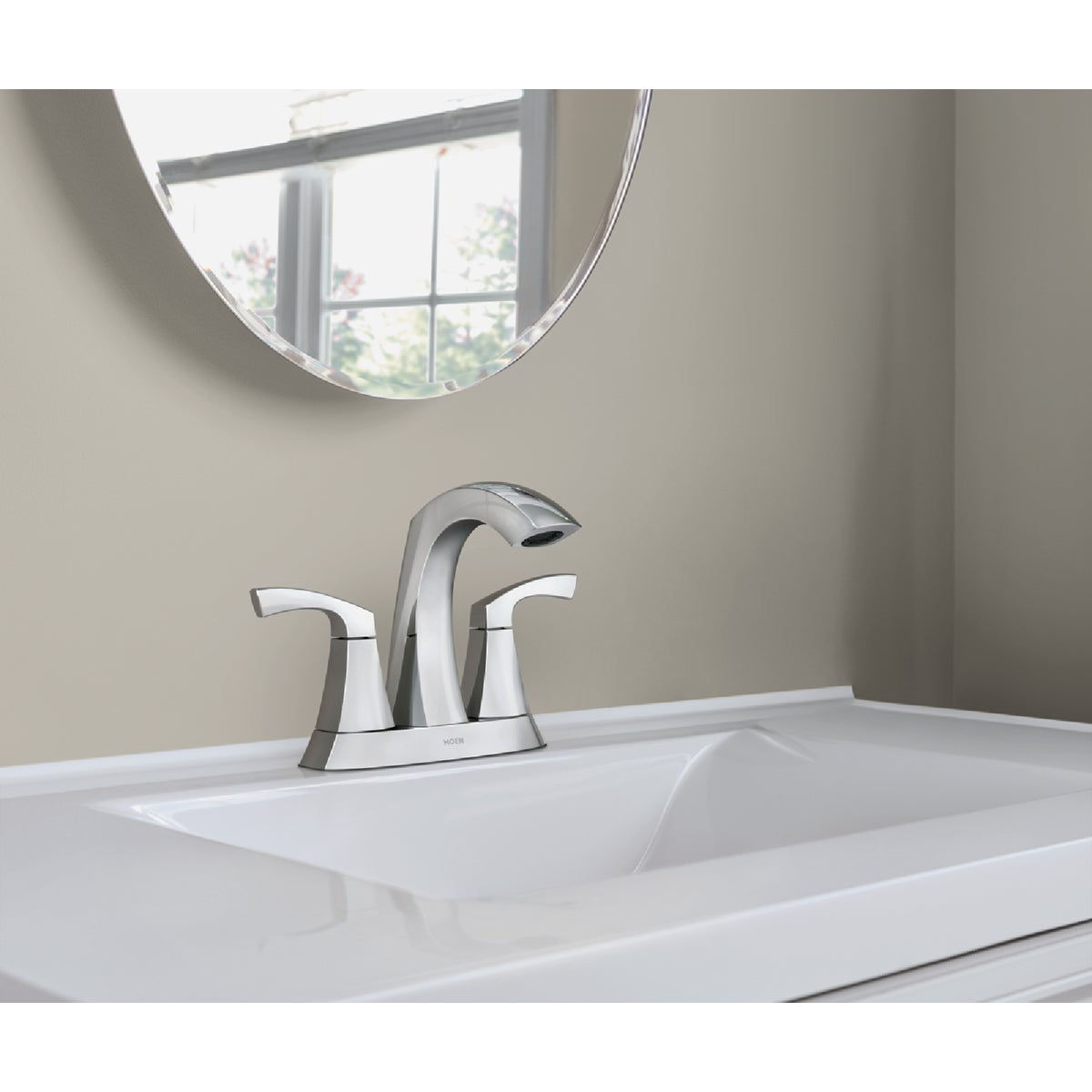 Moen Lindor Chrome 2-Handle Centerset Bathroom Faucet | Do it Best