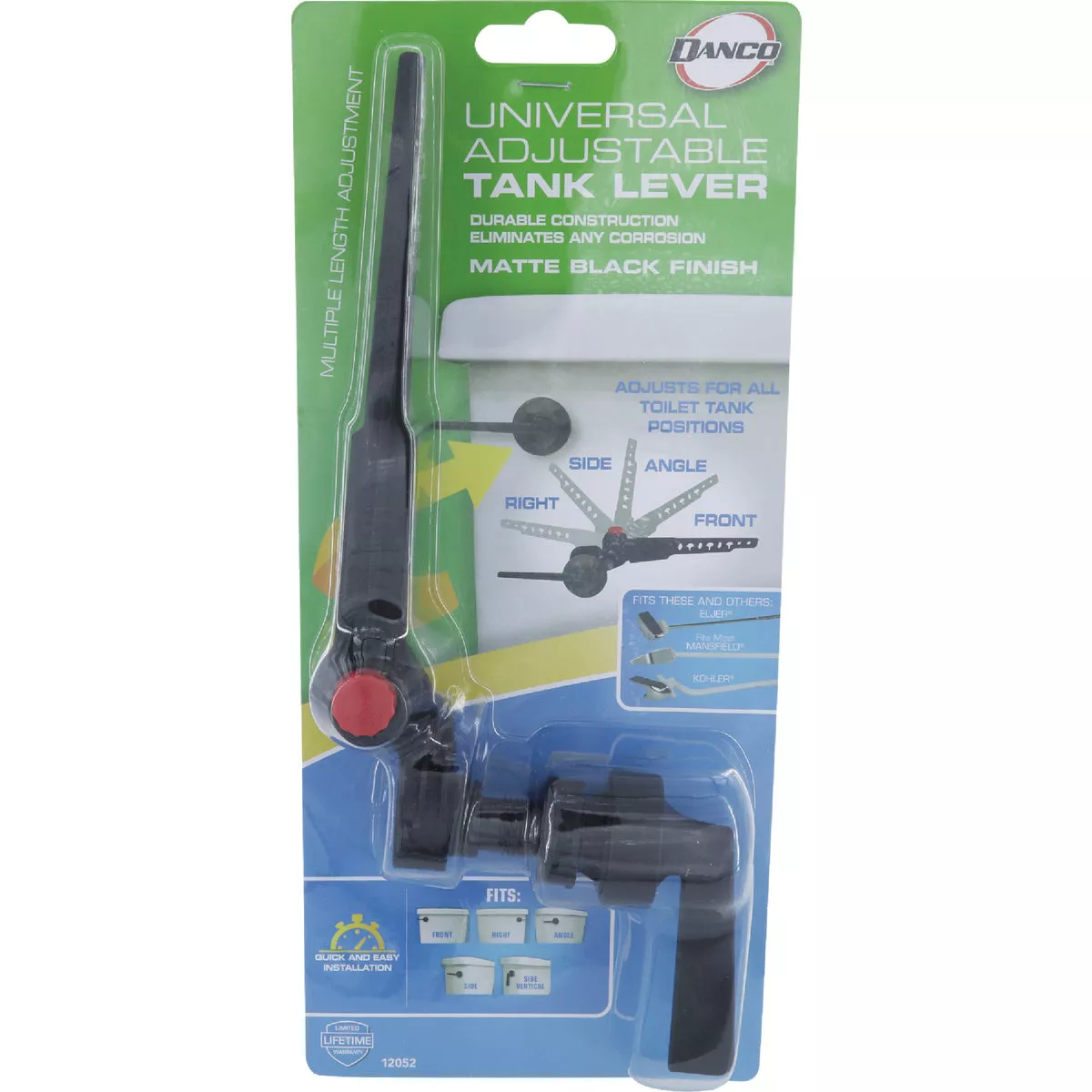 Danco Universal Adjustable Matte Black Tank Lever | Do it Best