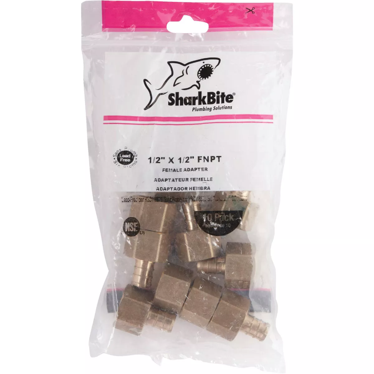 SharkBite 1/2 In. Barb x 1/2 In. FIP Brass PEX Adapter | Do it Best