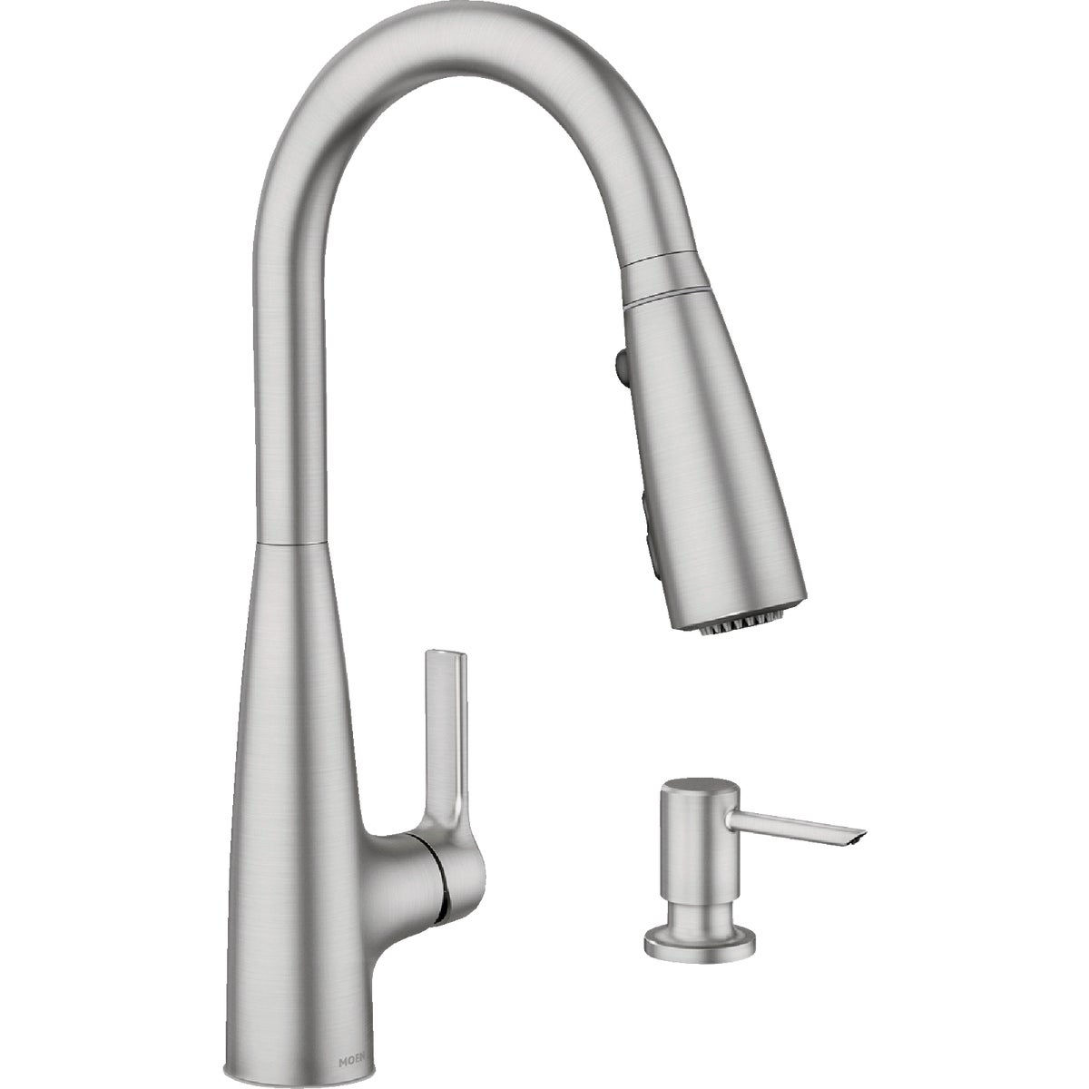 Moen Haelyn 2-Handle Pull-Down Kitchen Faucet with ColorCue, Spot ...
