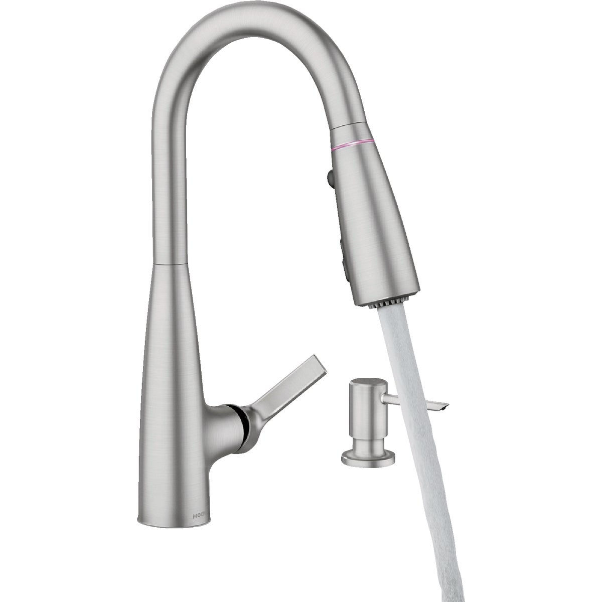 Moen Haelyn 2-Handle Pull-Down Kitchen Faucet with ColorCue, Spot ...