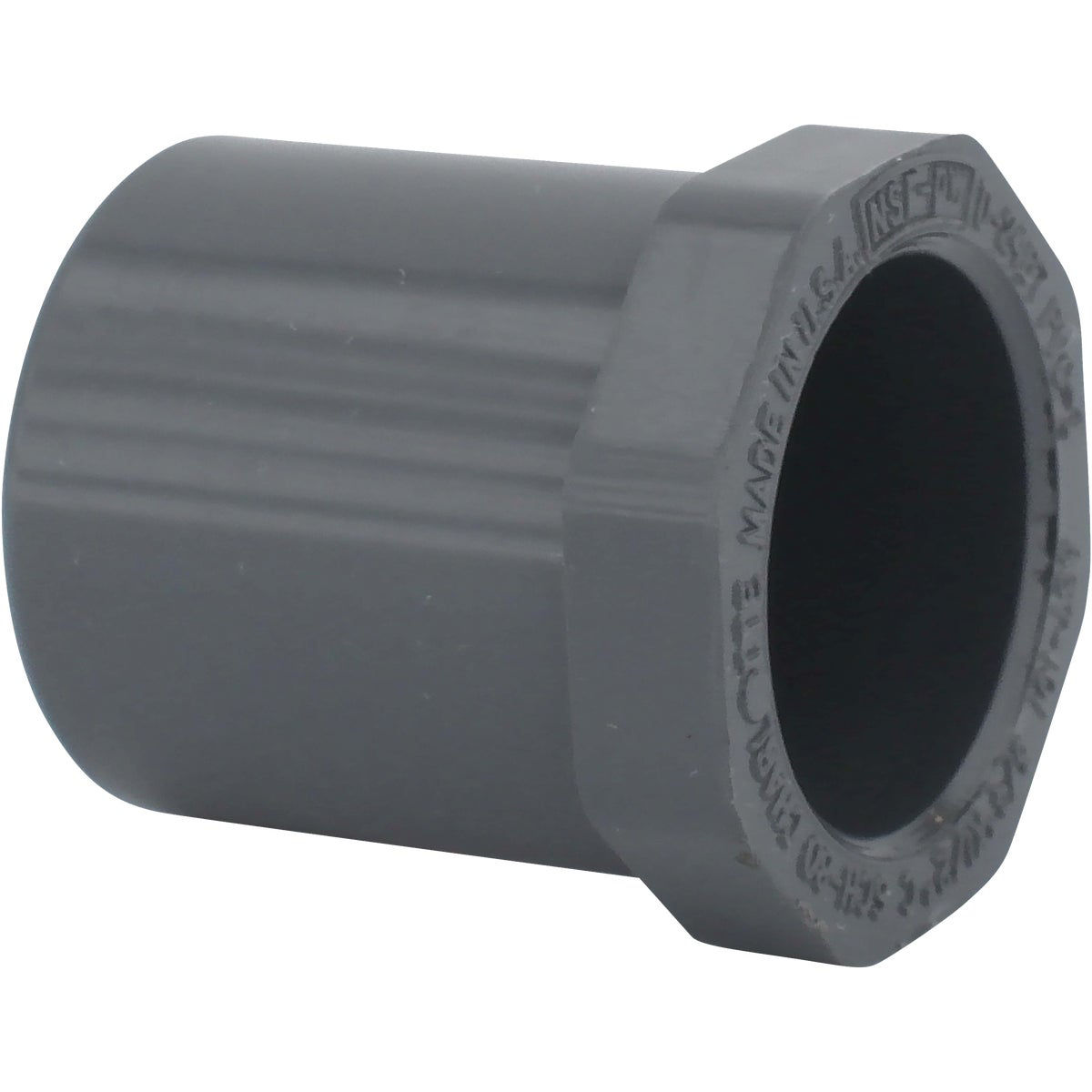 Charlotte Pipe 3/4 In. Spigot x 1/2 In. Slip Schedule 80 PVC Bushing ...