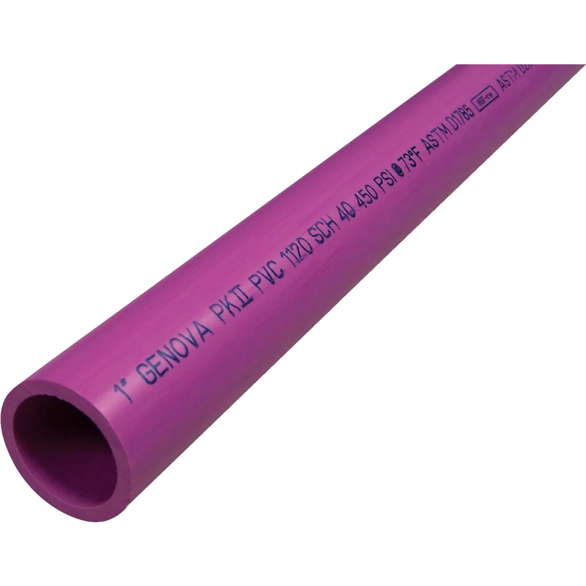 Charlotte Pipe 1 In. x 20 Ft. Purple PVC Pressure Pipe for Reclaimed ...