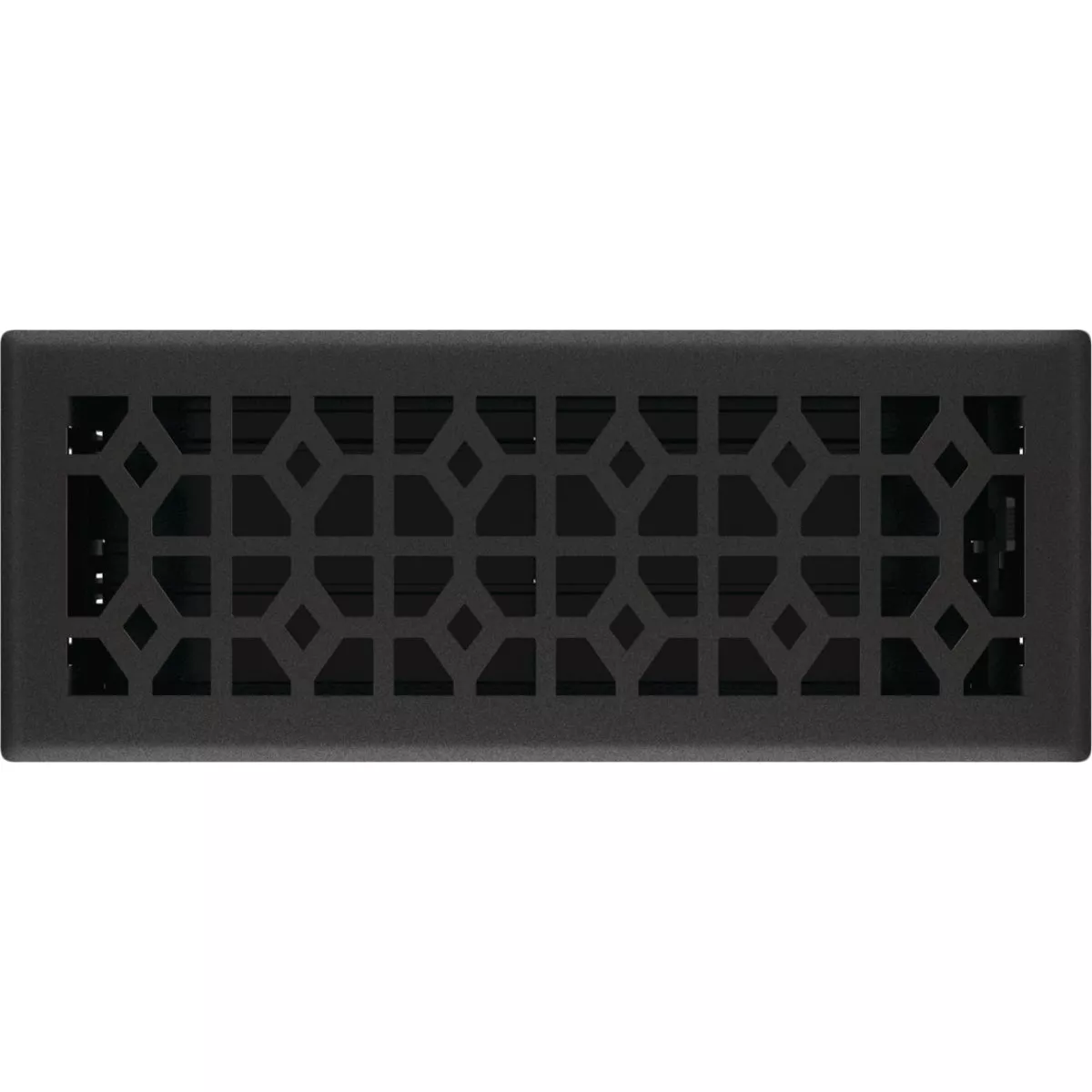 Imperial Templar 4 In. x 12 In. Black Iron Steel Floor Register | Do it ...