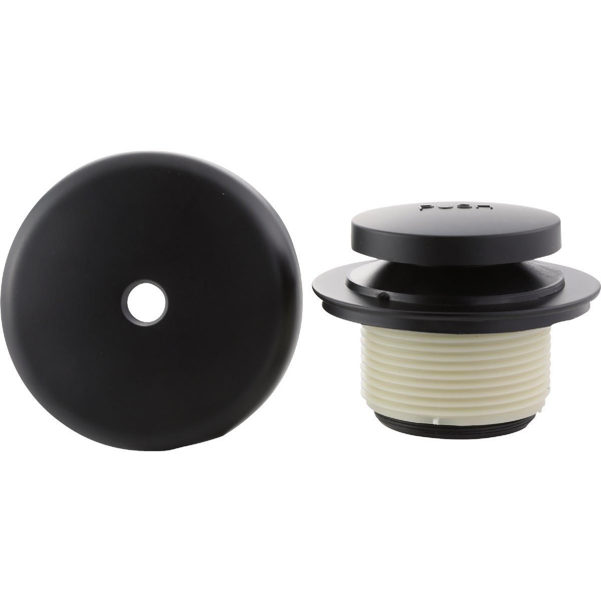 Danco Touch-Toe Matte Black Tub Drain Trim Kit with Overflow | Do it Best