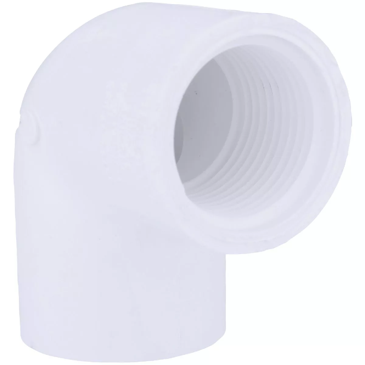Charlotte Pipe 1 In. Female x Female Schedule 40 90 Deg. PVC Elbow (1/4 ...