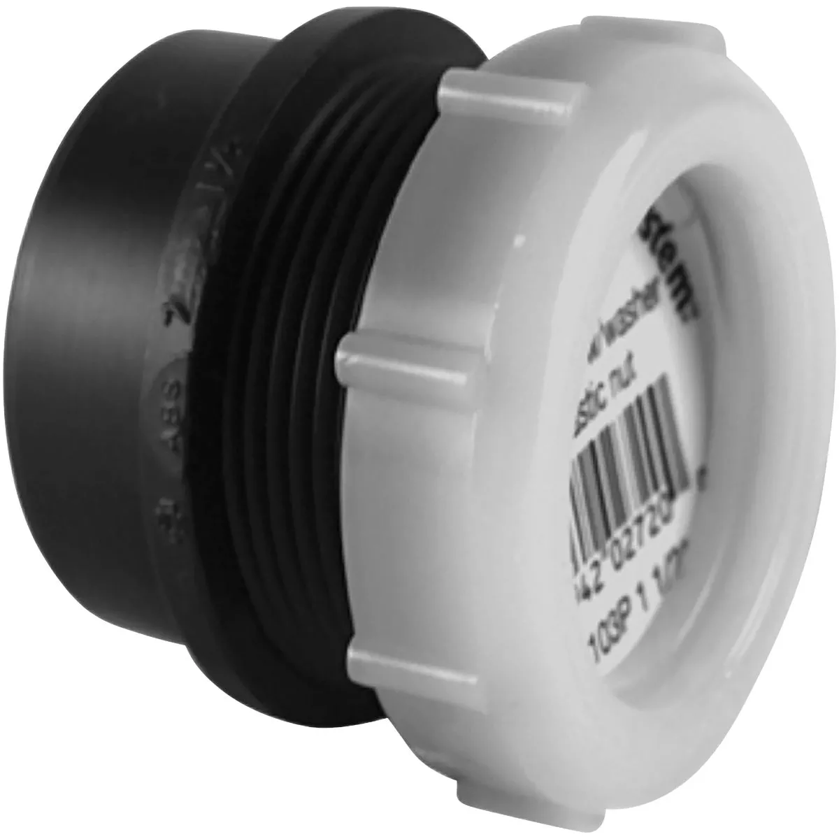 Charlotte Pipe 1-1/2 In. x 1-1/2 In. SPG x Tubular Black ABS Waste ...