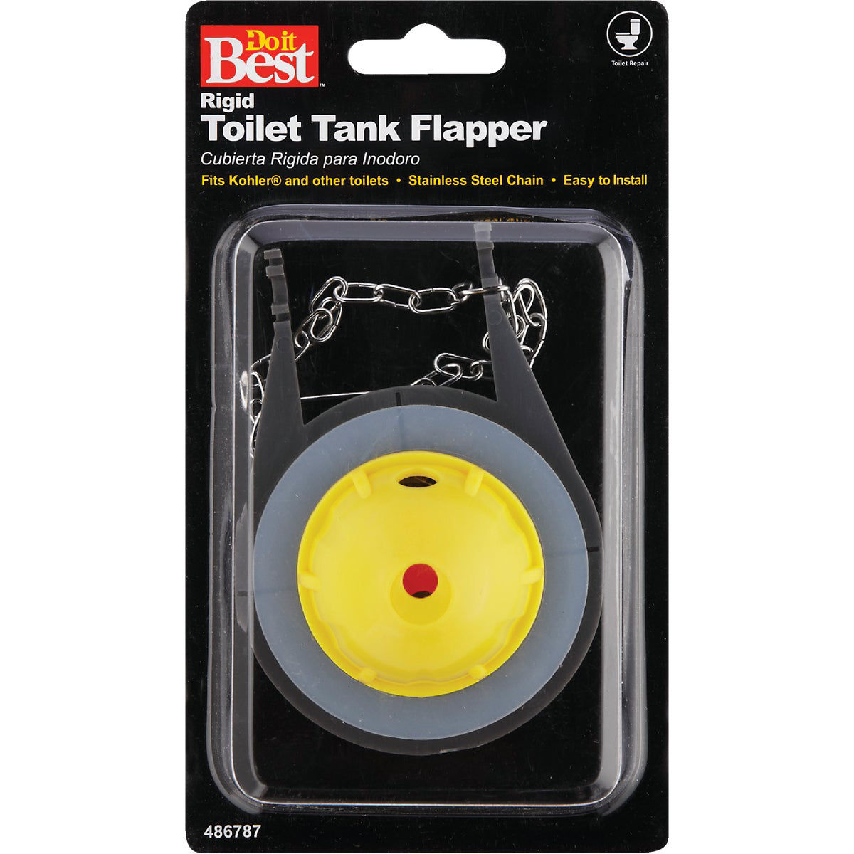 Do it Best Fits Kohler Wellworth and Others Rigid Plastic Flapper with ...