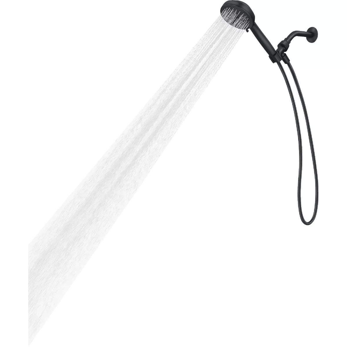 Moen Hydro Energetix 7-Spray Wall Mount Handheld Shower Head, Matte ...