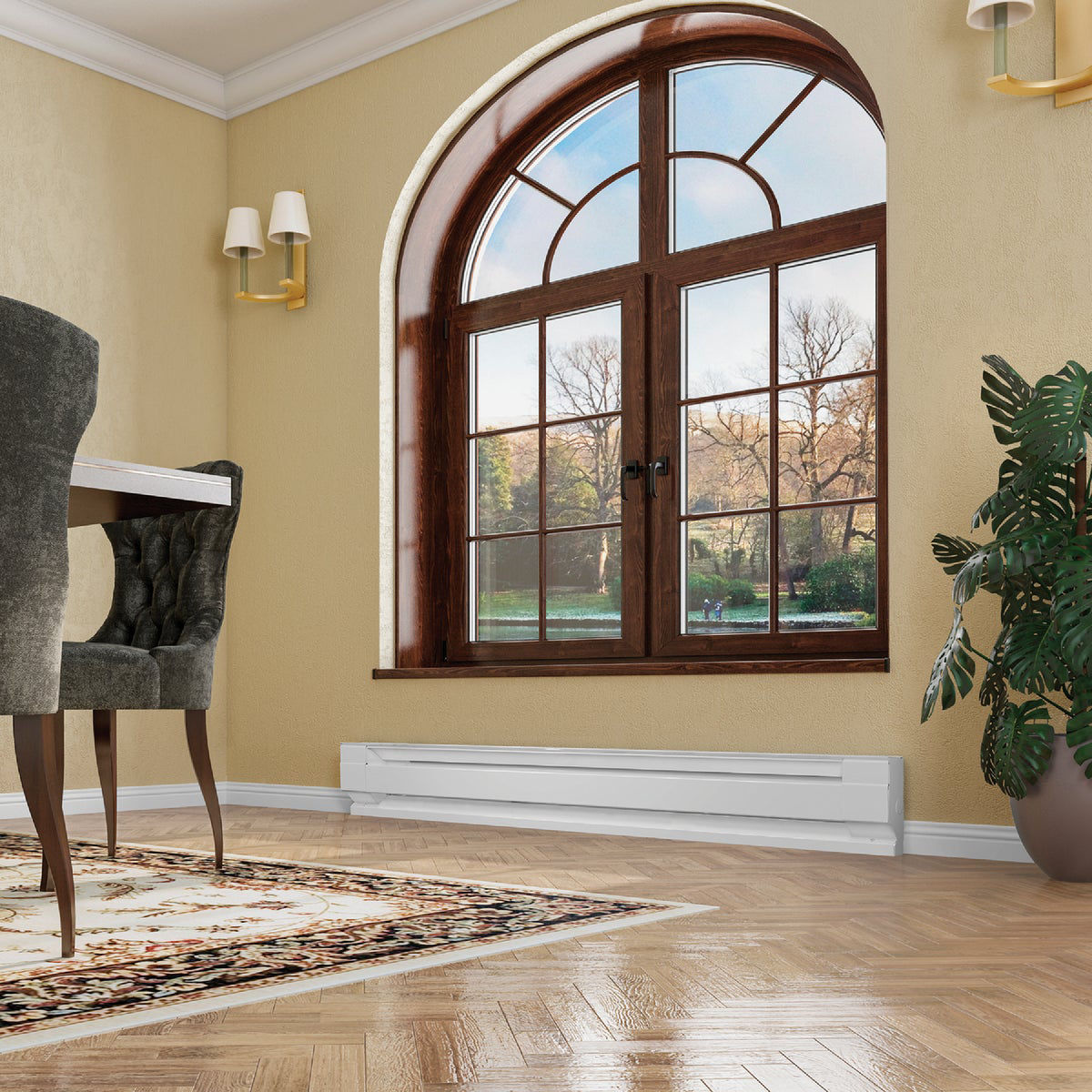 Cadet F Series 6 Ft. 1500W 120V Electric Baseboard Heater, White | Do ...