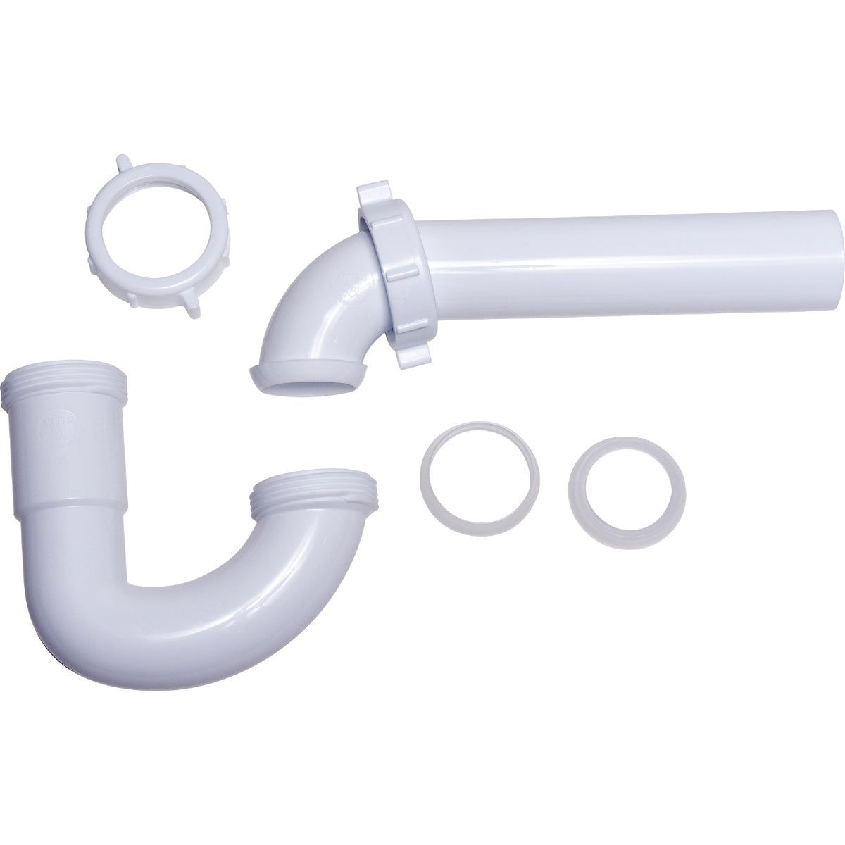 Do it Best 1-1/2 In. to 1-1/4 In. White Plastic P-Trap with Reducer ...