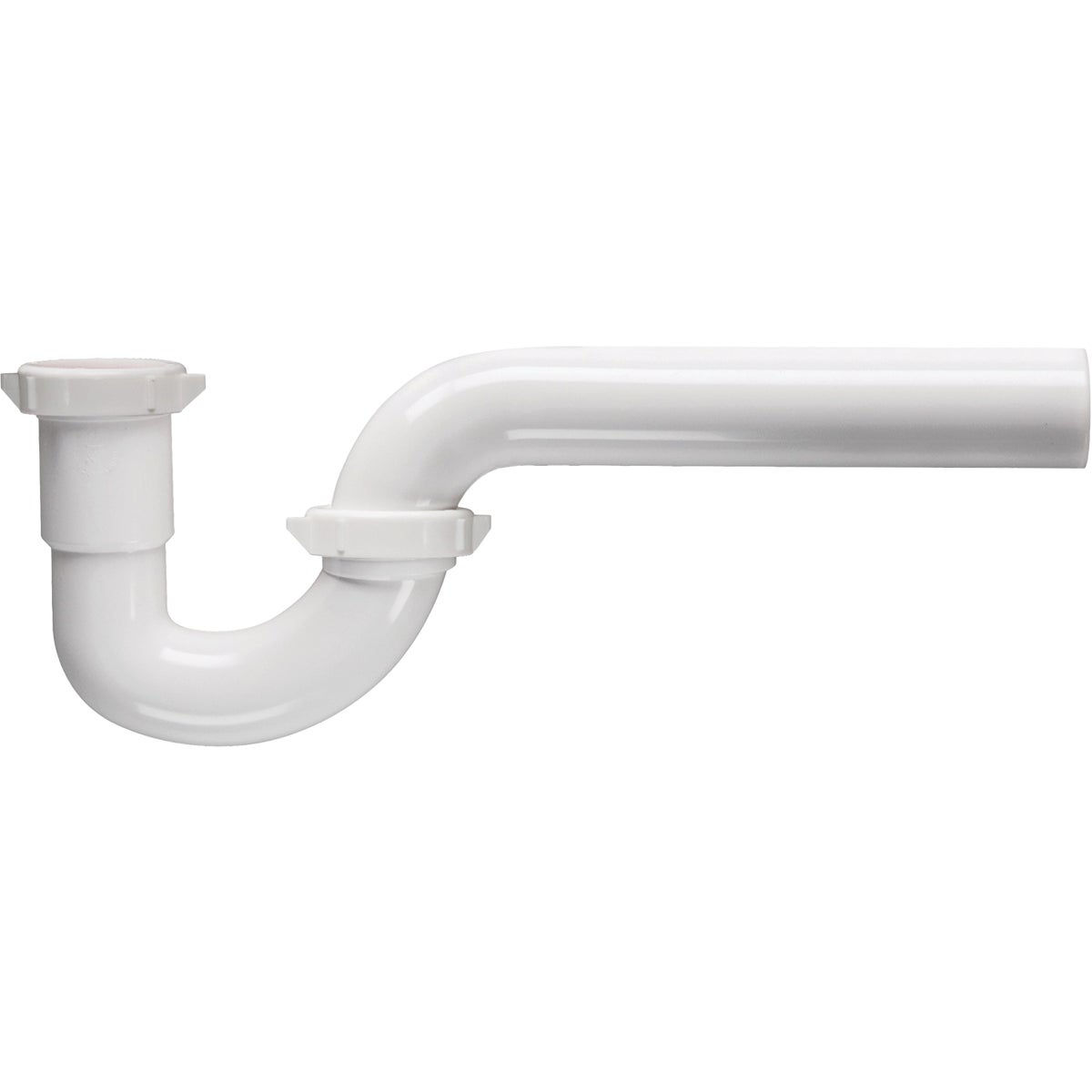 Do it Best 1-1/2 In. to 1-1/4 In. White Plastic P-Trap with Reducer ...