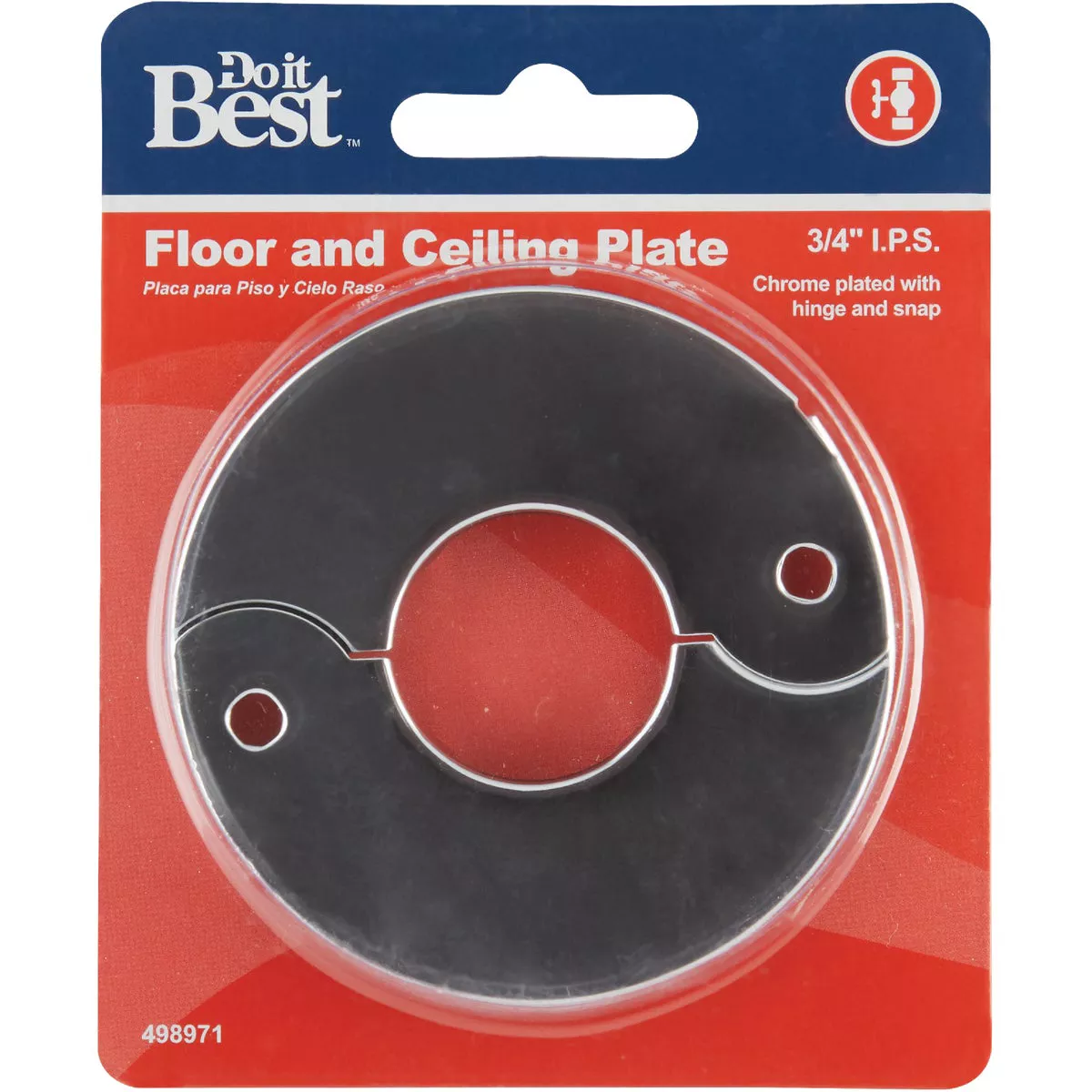 Do it Best Chrome-Plated 3/4 In. IPS Split Plate | Do it Best