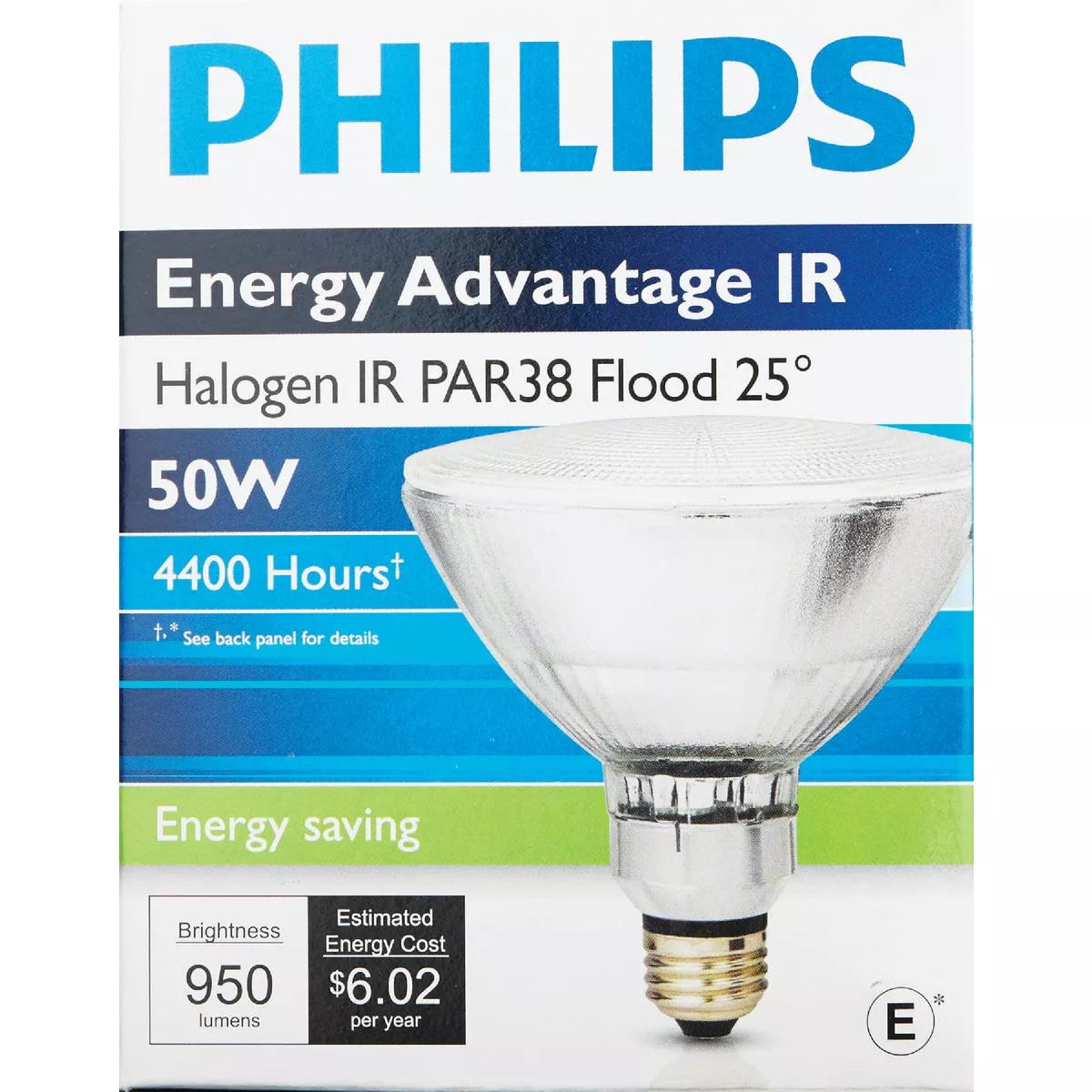 Philips Energy Advantage IR 75W Equivalent Clear Medium Base PAR38 ...