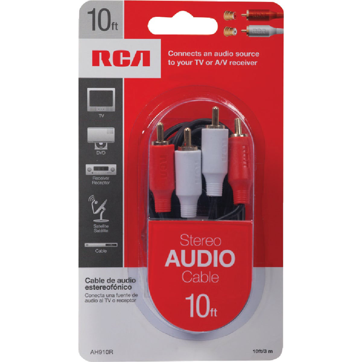 RCA 10 Ft. Black Stereo Audio Cable | Do it Best