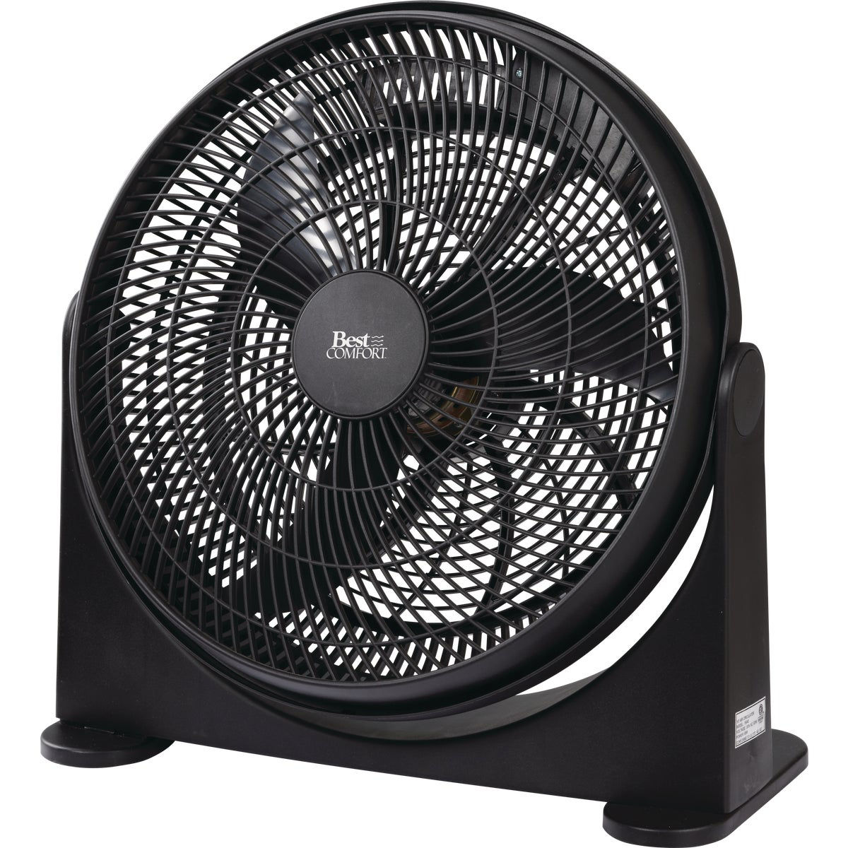 Best Comfort 16 In. 3-Speed Black Floor Fan | Do it Best