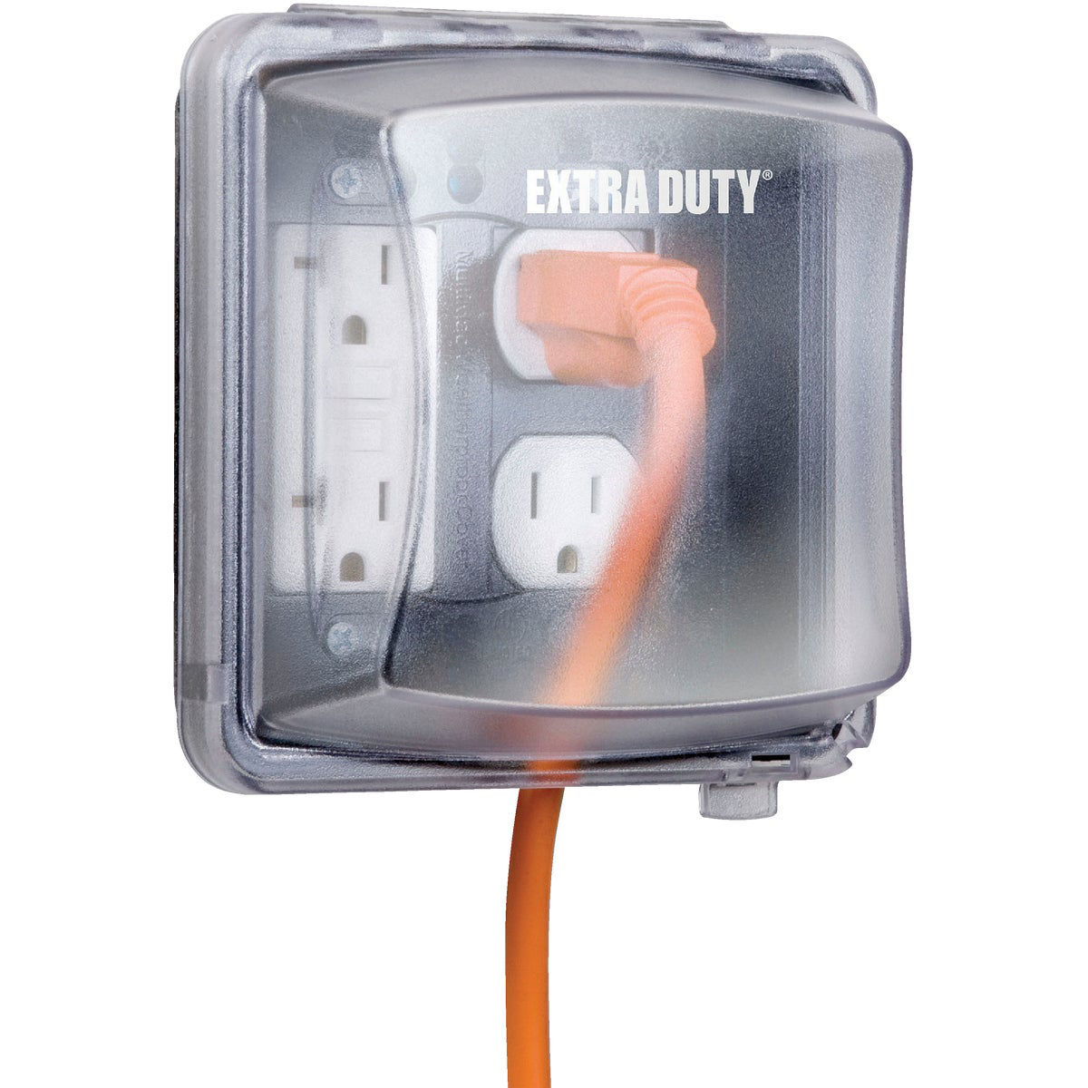 Hubbell 2-Gang Vertical Mount Non-Metallic In-Use Outdoor Outlet Cover ...