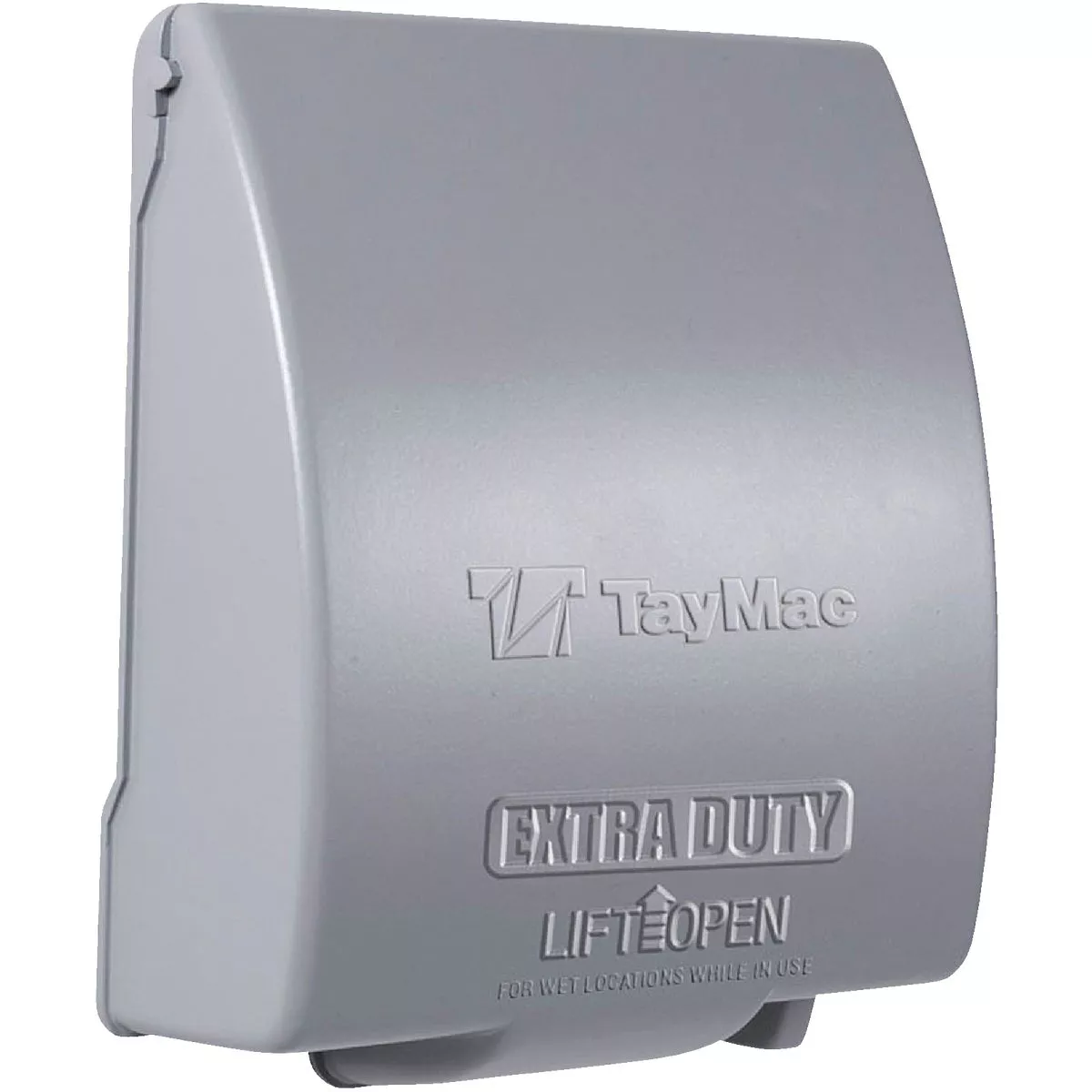 TayMac 2-Gang Vertical Mount Metallic In-Use Low Profile Outdoor Outlet ...
