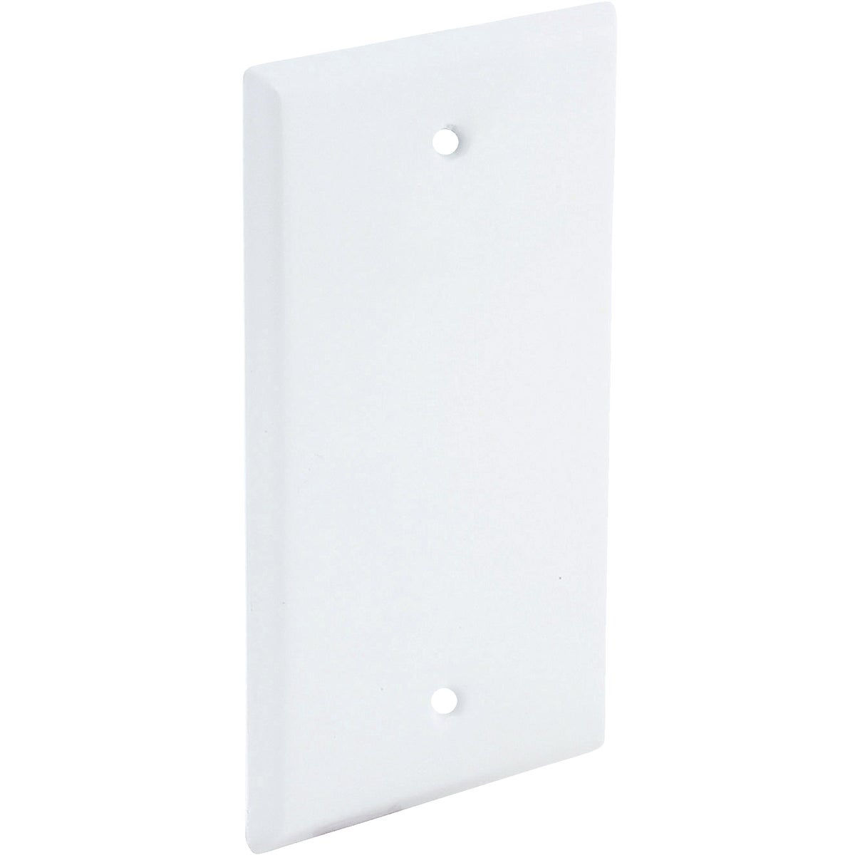 Bell Single Gang Rectangular Die-Cast Metal White Blank Outdoor Box ...