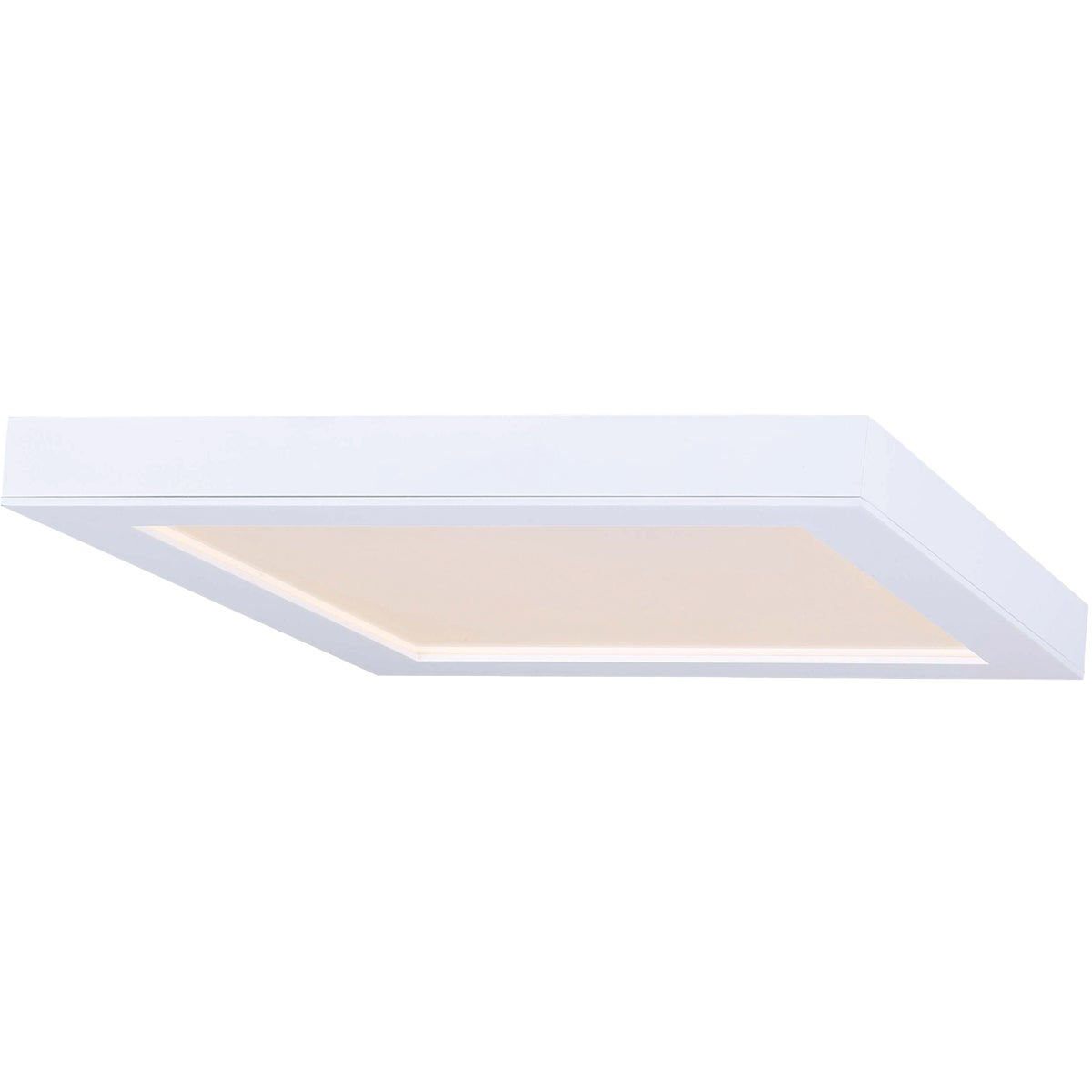 Canarm 11 In. White LED Square Disc Flush Mount Light Fixture | Do it Best