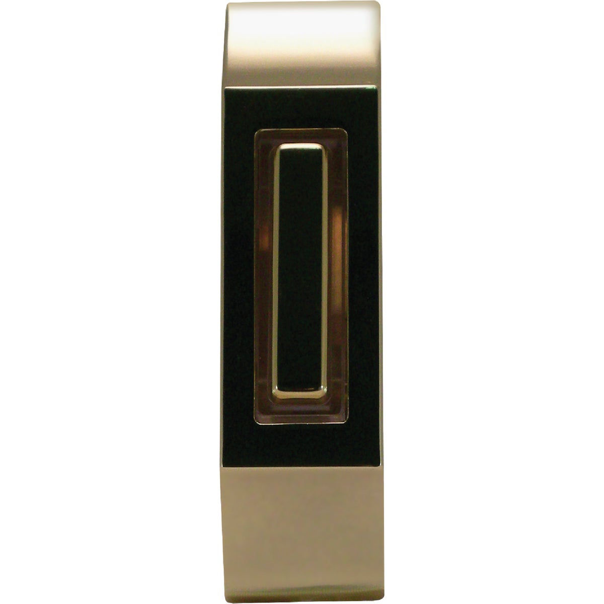 IQ America Wired Polished Brass & Brown Lighted Doorbell Button | Do it ...