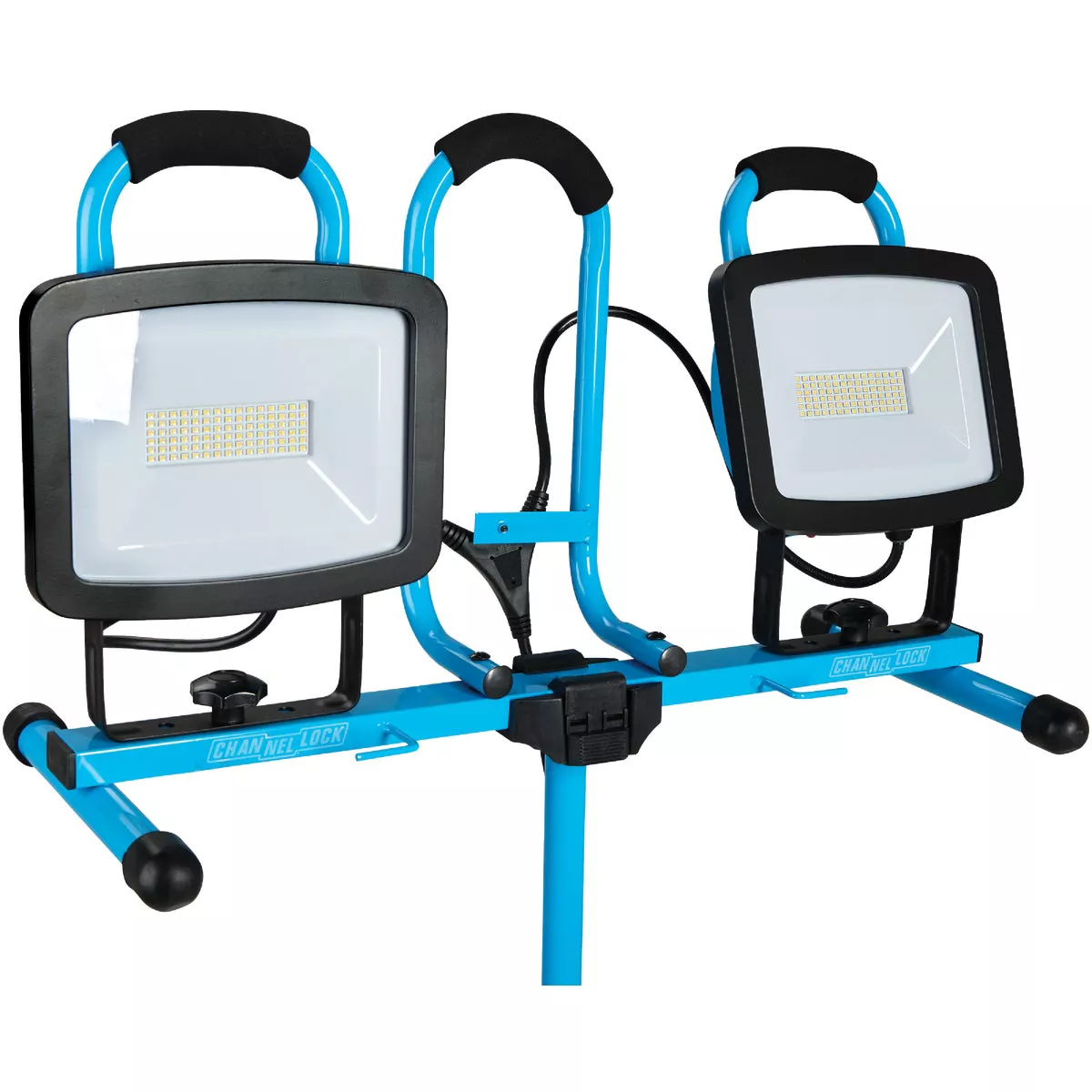 Channellock 13,200 Lm. LED Twin Head Tripod Stand-Up Work Light | Do it ...