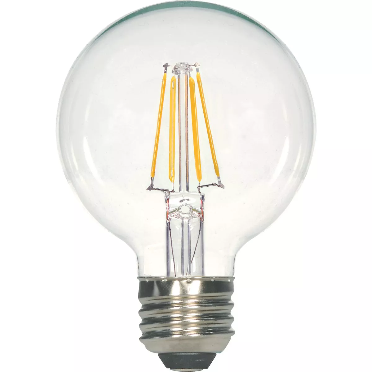 Satco 40W Equivalent Warm White G25 Medium LED Decorative Globe Light ...