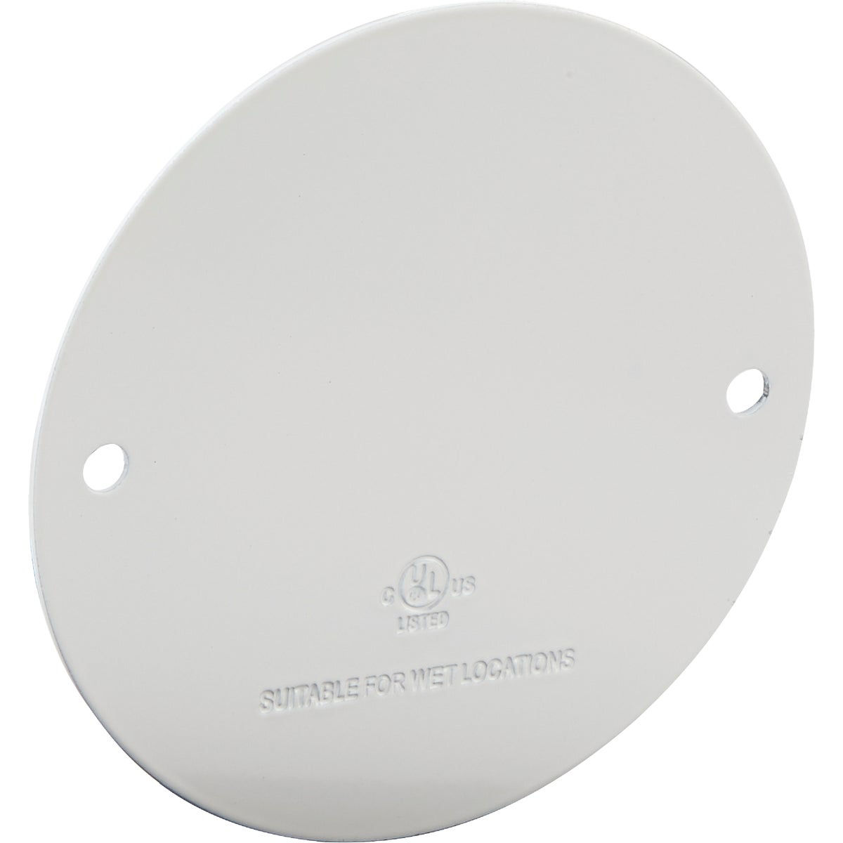 Bell Single Gang Round Die-Cast Metal White Blank Outdoor Box Cover ... Bell Single Gang Round Die-Cast Metal White Blank Outdoor Box Cover ...