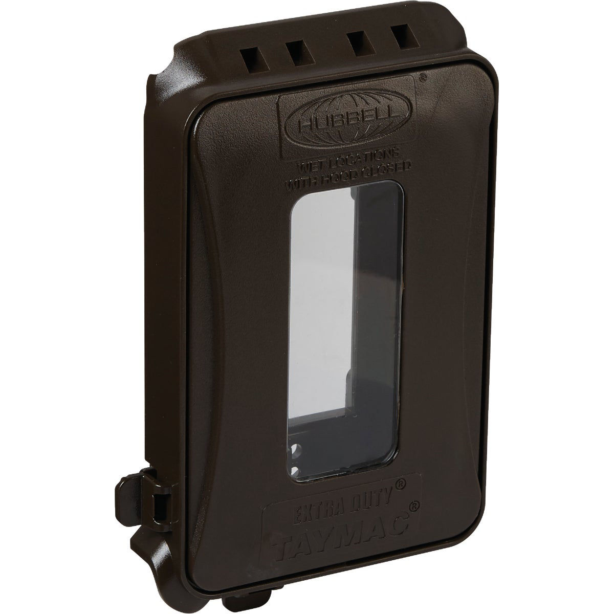 TayMac Single Gang Rectangular Polycarbonate Bronze Expandable Outdoor ...