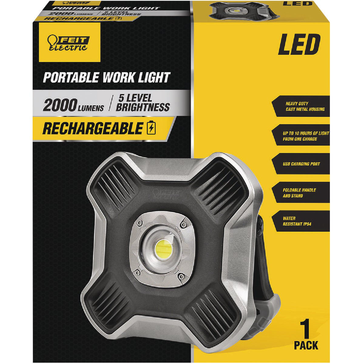 Feit Electric 2000 Lm. LED Rechargeable Portable Work Light | Do it Best
