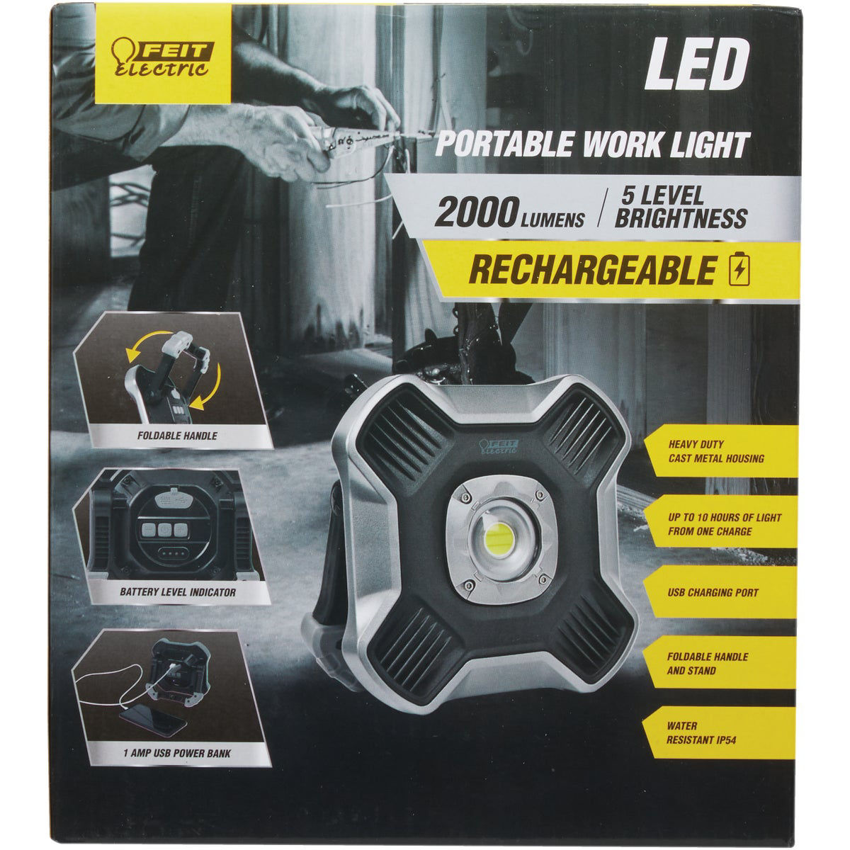 Feit Electric 2000 Lm. LED Rechargeable Portable Work Light | Do it Best