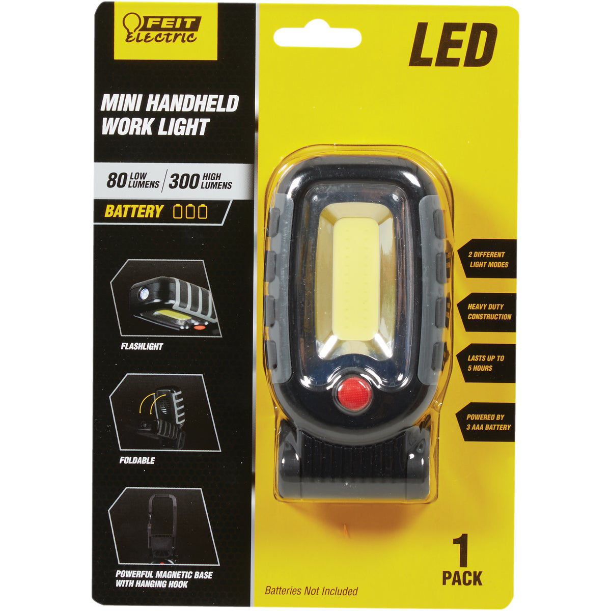 Feit Electric 300 Lm. LED Mini Adjustable Handheld Work Light | Do it Best