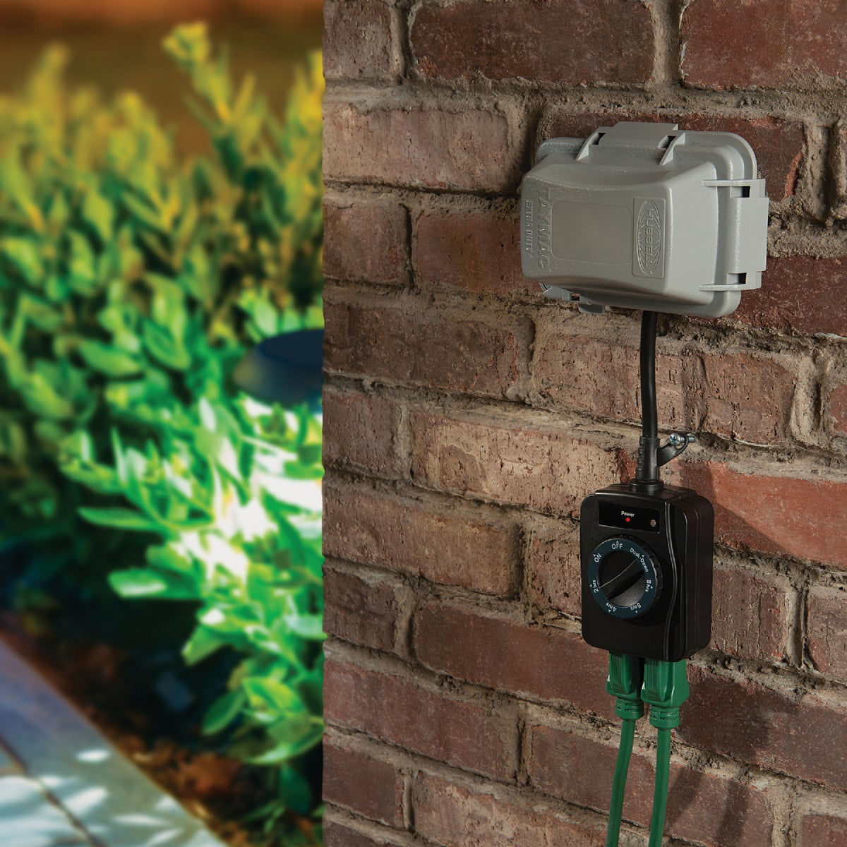 Prime 15A 125V 1875W Black Outdoor Countdown Timer with Photosensor ...