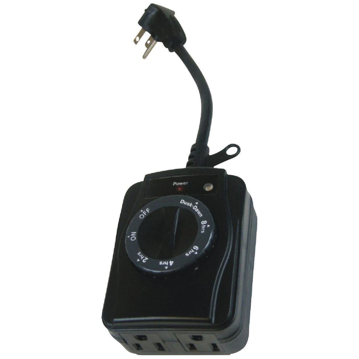 Prime 15A 125V 1875W Black Outdoor Countdown Timer with Photosensor ...