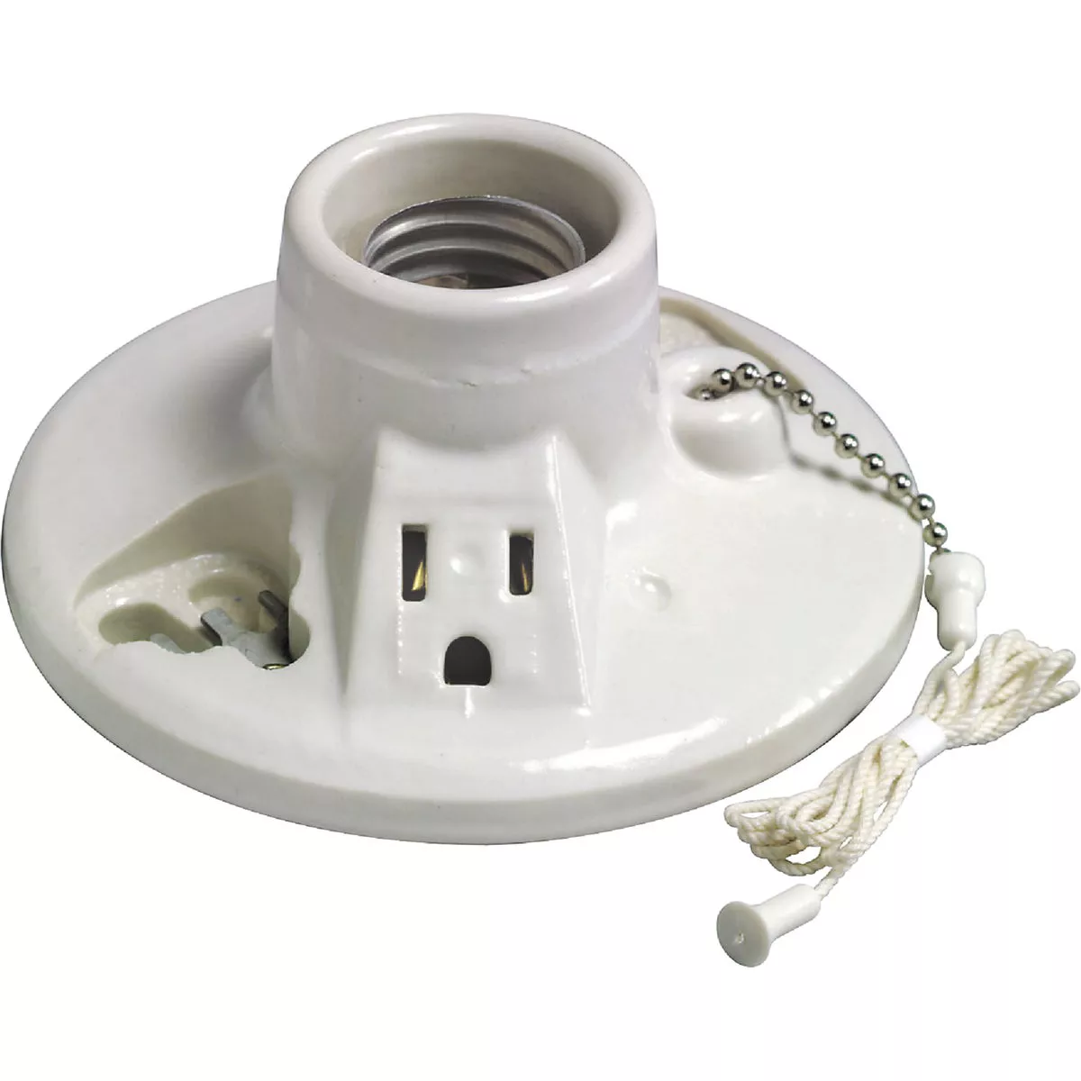 Leviton White Porcelain Incandescent Lampholder | Do it Best