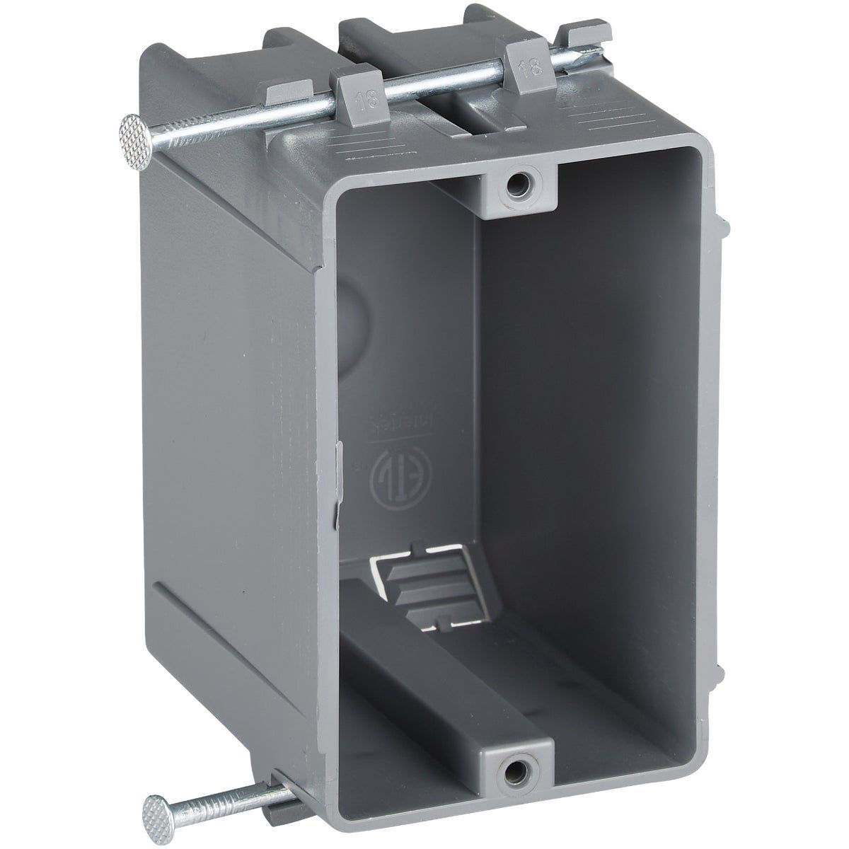 1-Gang PVC Molded New Work Wall Electrical Box, 18 Cu. In. | Do it Best