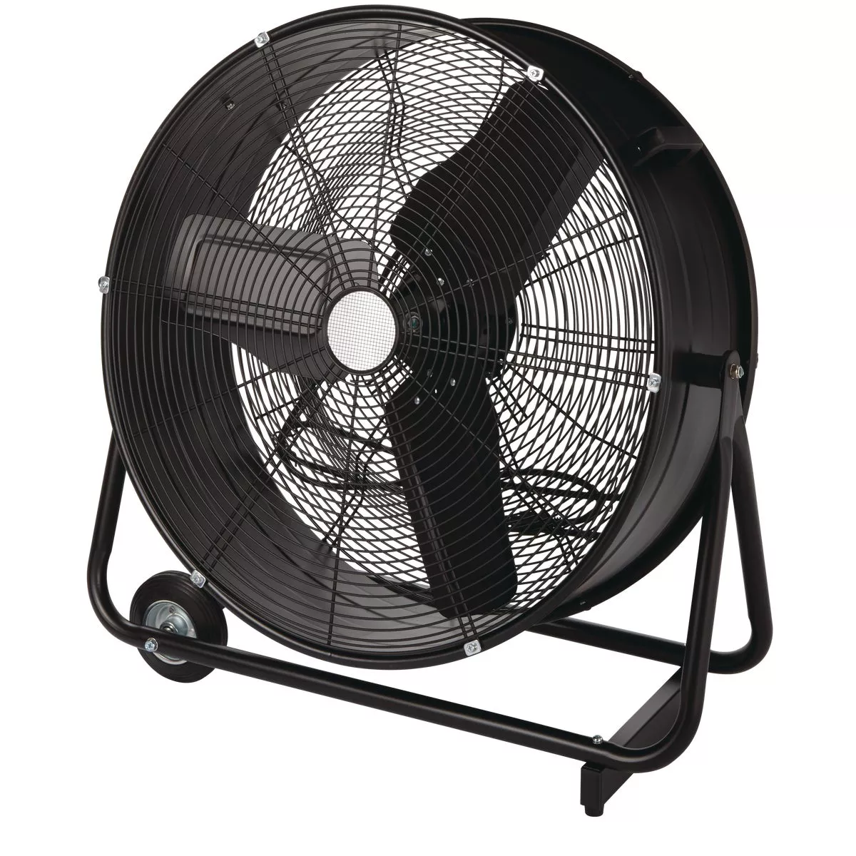 Denali Aire 24 In. Black 2-Speed High Velocity Tilting Drum Fan | Do it ...