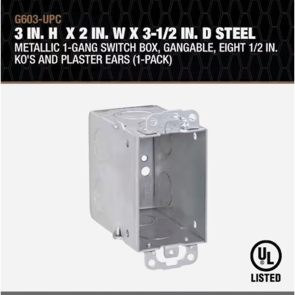 Southwire 1-Gang Steel Switch Wall Box | Do it Best