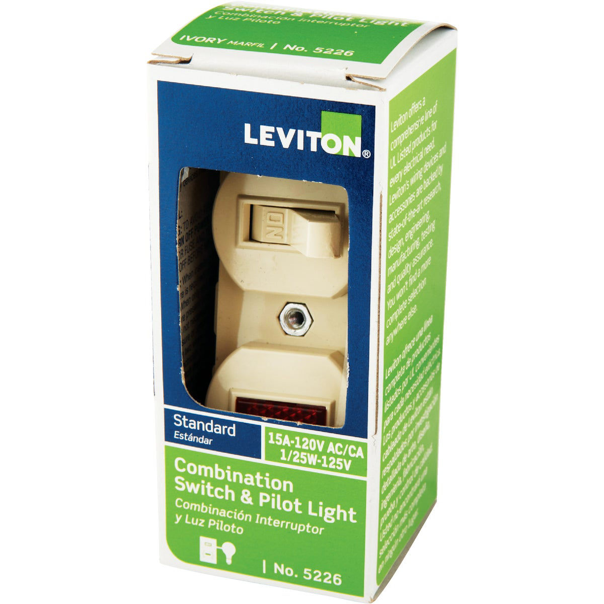 Leviton Commercial Grade Ivory 15A Switch & Pilot Light | Do it Best