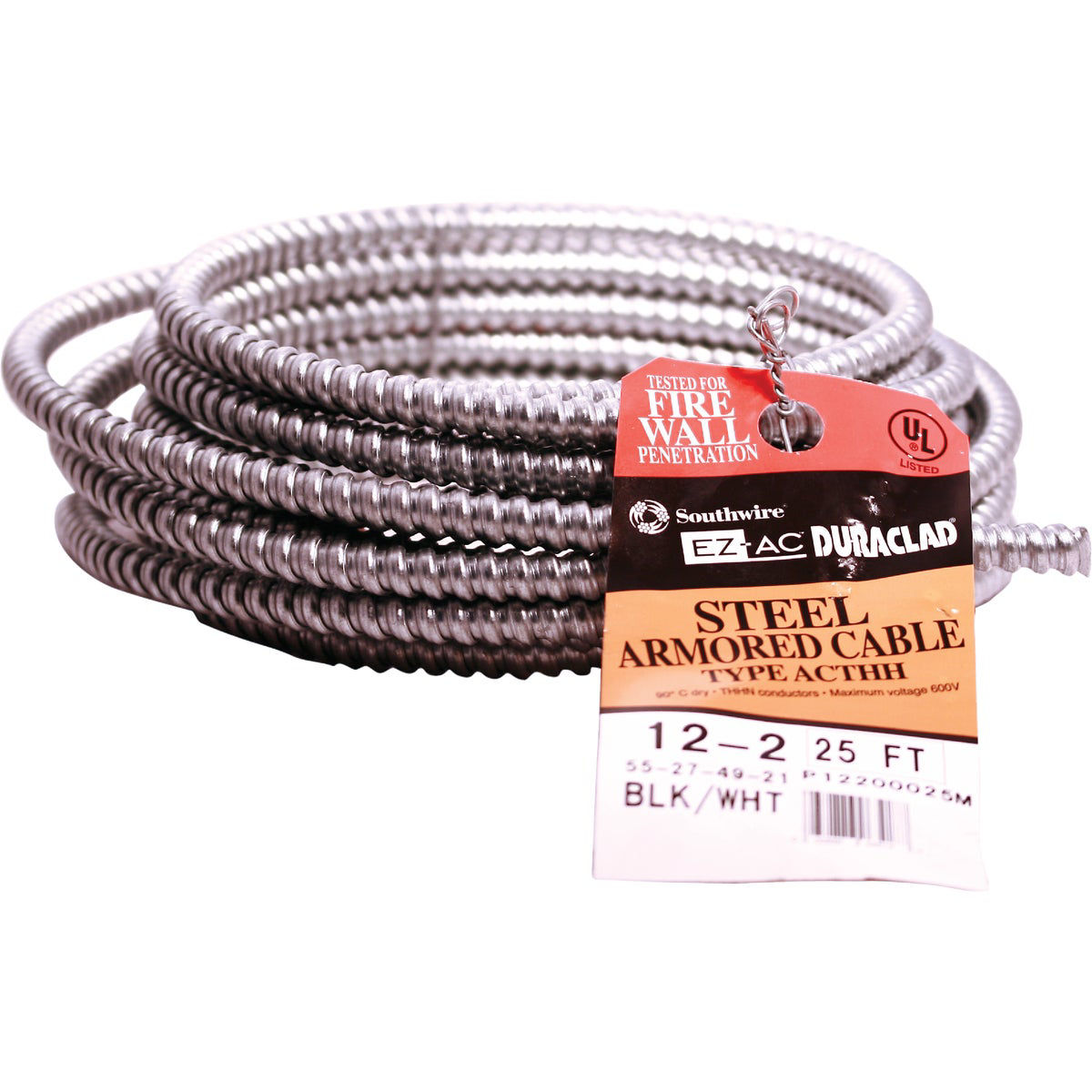 Southwire 25 Ft. 12/2 AC Armored Cable Electrical Wire | Do it Best