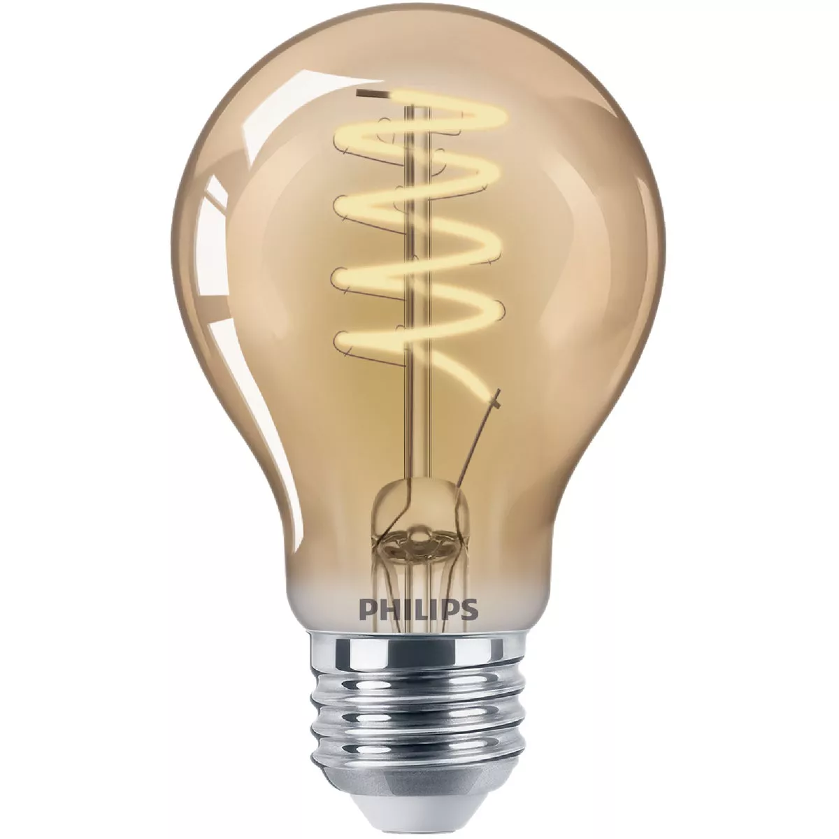Philips 60W Equivalent Amber Medium A19 Dimmable Vintage LED Light Bulb ...