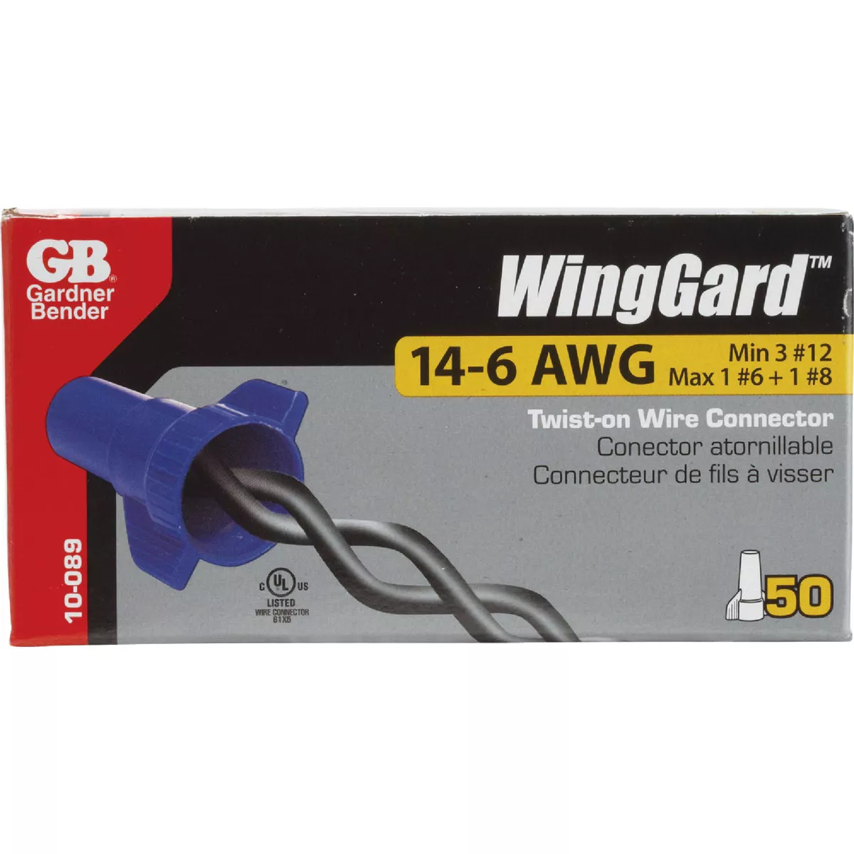 Gardner Bender WingGard Large Blue 14 AWG to 6 AWG Wire Connector (50 ...