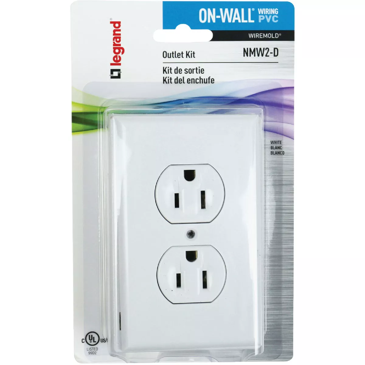 Wiremold On-Wall White PVC 1 In. Outlet Box Kit | Do it Best